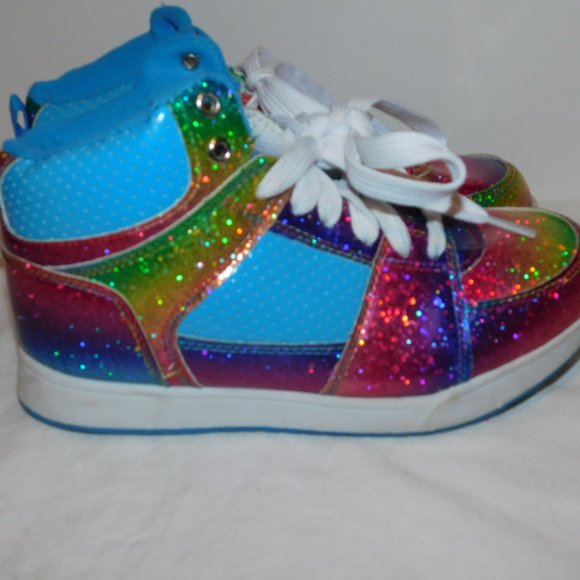 OP | Shoes | Op Holographic Rainbow Glitter Sparkle Shoes | Poshmark